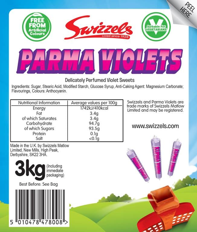 Parma Violets - 3kg- Swizzels – Swizzels Matlow